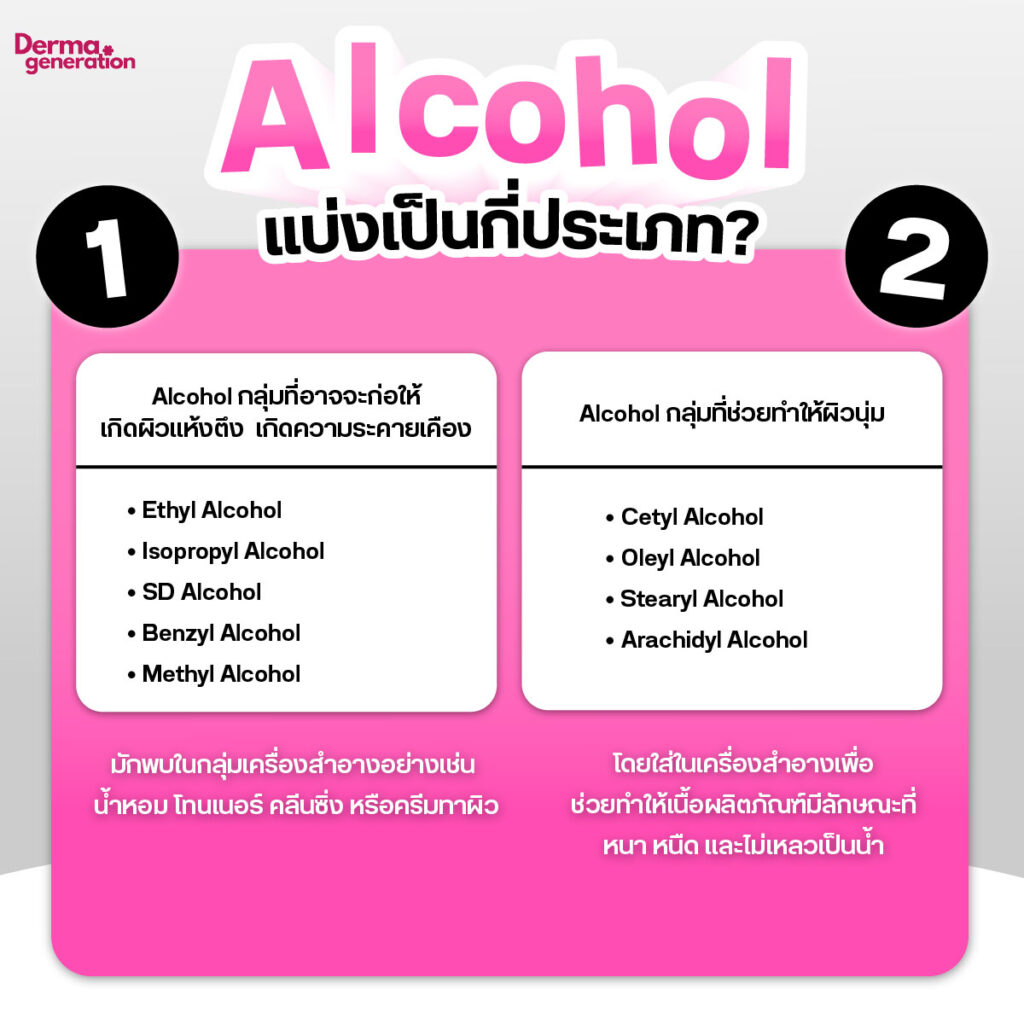 Alcohol free คืออะไร มีกี่ประเภท มีความสำคัญอย่างไรกับผลิตภัณฑ์บำรุงผิว ...