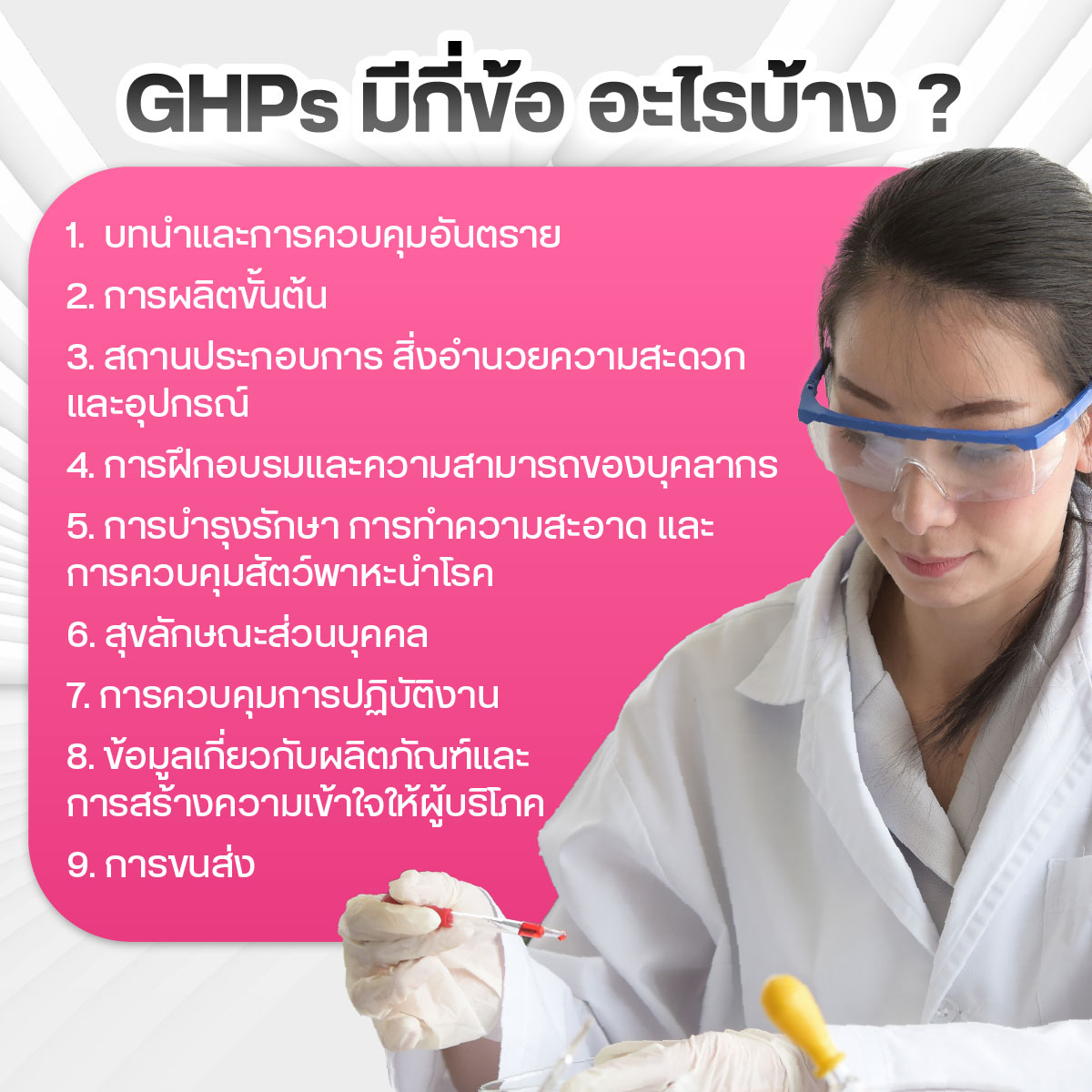 GHPs คืออะไร? มีข้อกำหนดอะไรบ้าง? สำคัญกับความปลอดภัยผู้บริโภคอย่างไร ...